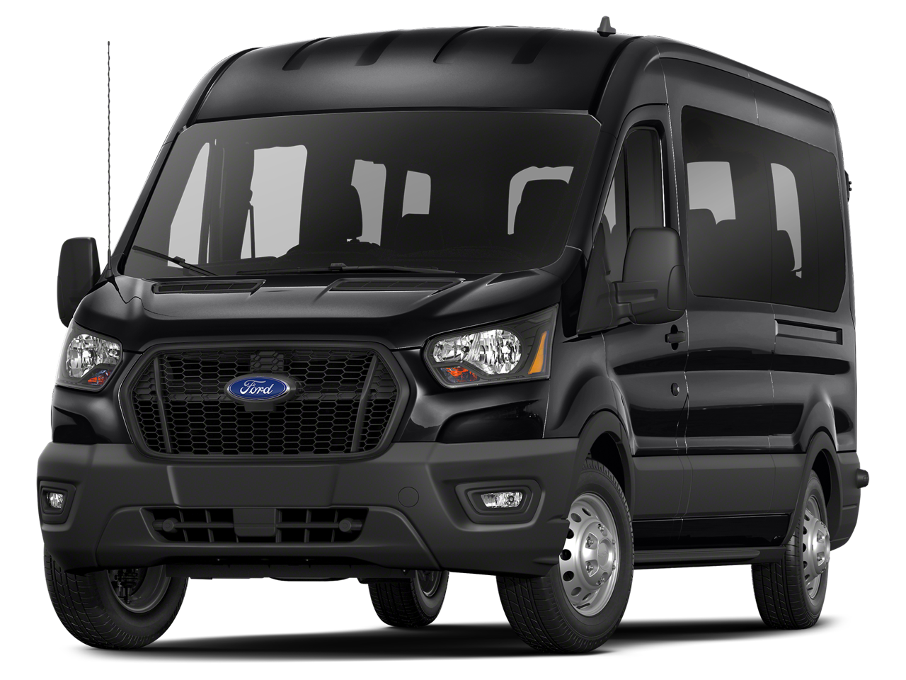 White Passenger Van Png